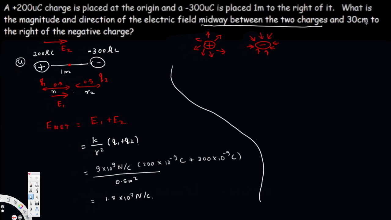 Electric Field - Physics - Problem - 3 - YouTube