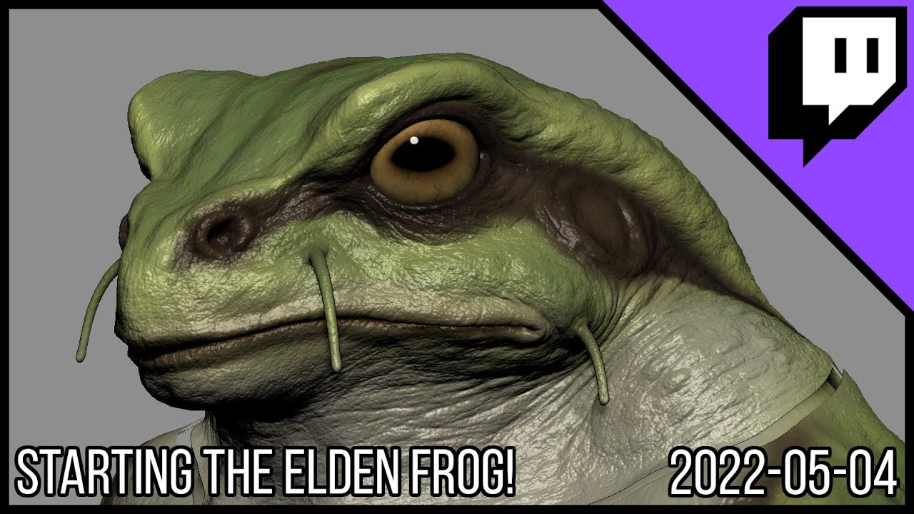 3D Character Sculpting - Marco Plouffe's Twitch Stream of 2022-05-04 ...