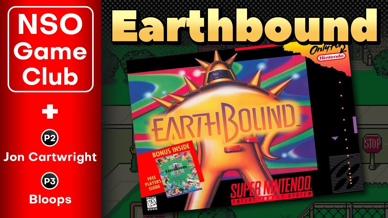 NSO Game Club Episode 23 - Earthbound w/ Jon Cartwright & Bloops! - YouTube