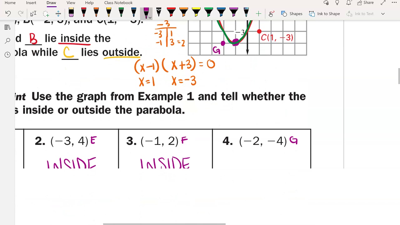 Algebra 1 Chapter 9 Section 7 (part 1) - YouTube