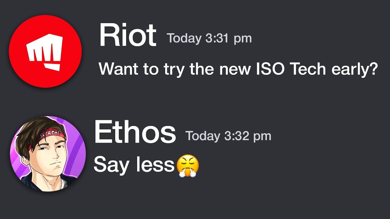 So Riot Added New Iso Tech... - YouTube