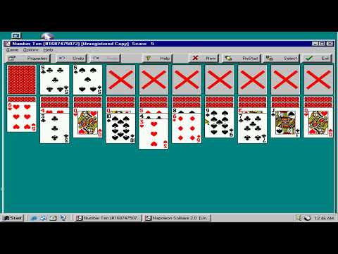 Napoleon Solitaire Shareware (1996, Thomas Warfield)
