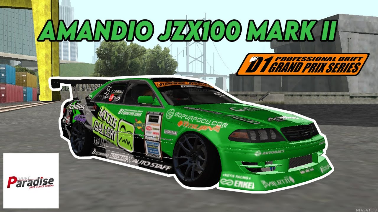 Amandio's JZX100 Mark II D1GP Livery | MTA Drift Paradise - YouTube