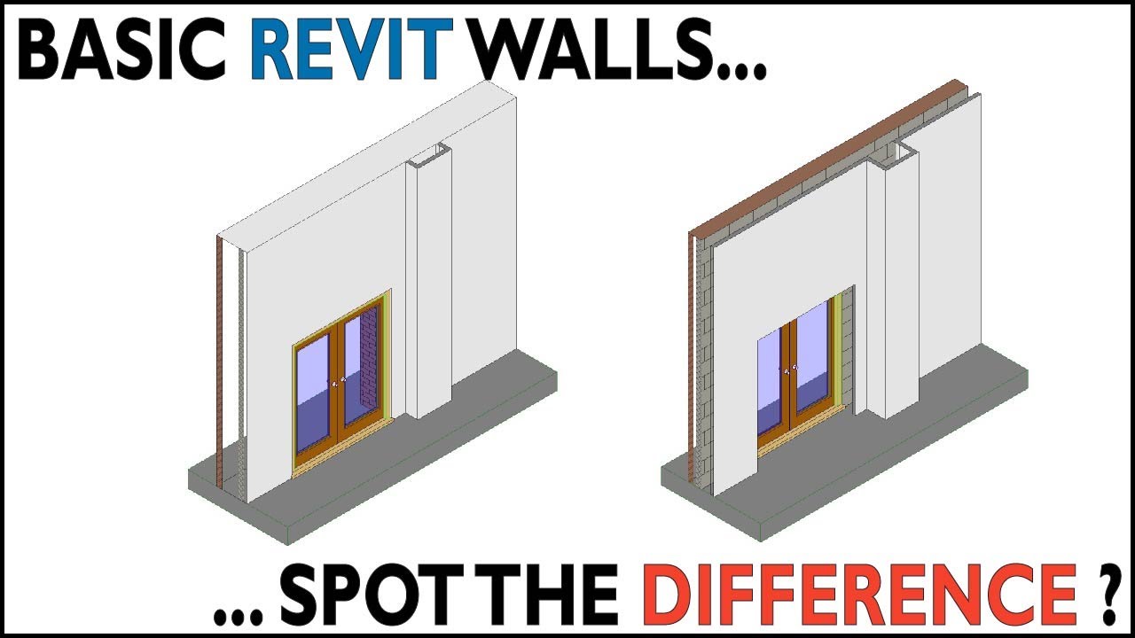 Basic Walls to Advanced Walls: Part 1 of 4 | REVIT TUTORIAL - YouTube