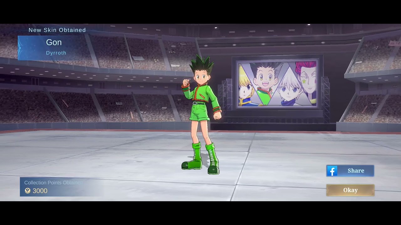 I Finally Got My Dream Skin from Hunter x Hunter Event (Dyrroth - Gon ...