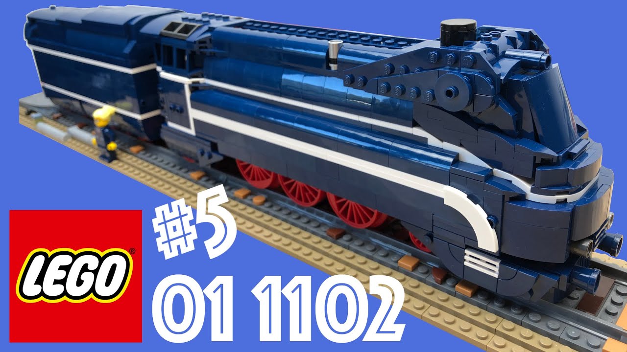XXL Update Lego 01 1102 MOC Stromlinienlokomotive - Blue Lady - Teil 5 ...