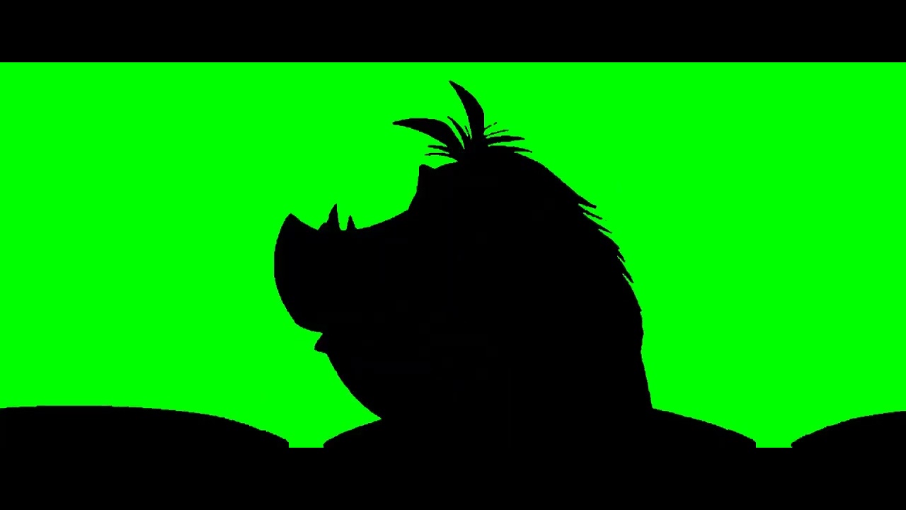 Timon and Pumbaa Interrupt 2 Green Screen (Widescreen Scope) - YouTube