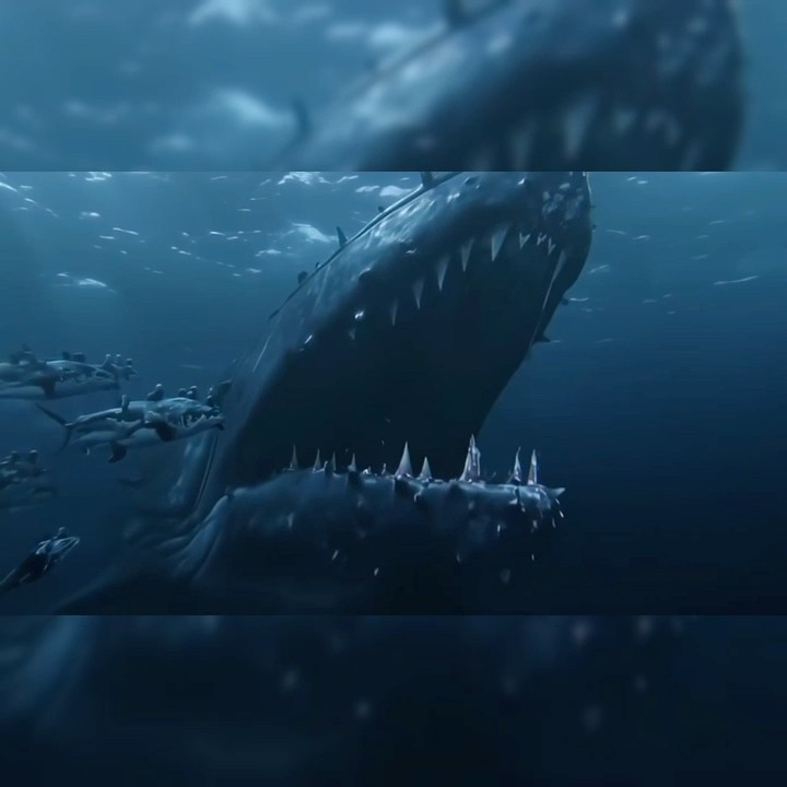 Man-eating sea monster #horror #animation #underwater #ambience#ocean # ...