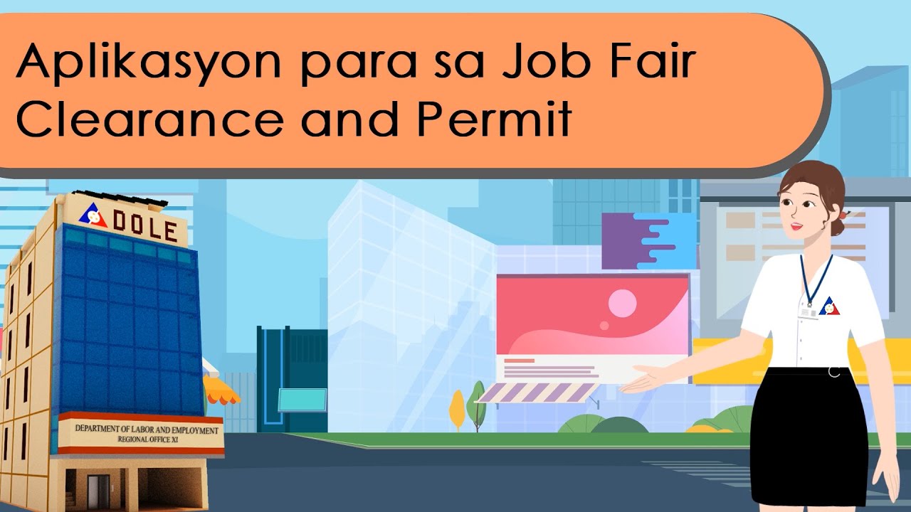DOLE XI Key Frontline Service: Application for Job Fair Clearance and ...
