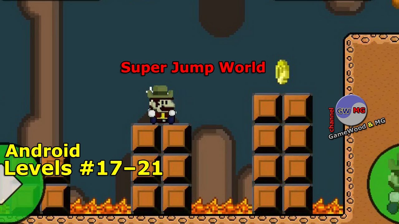Levels 17–21. Прохождение игры Super Jump World на Android - YouTube