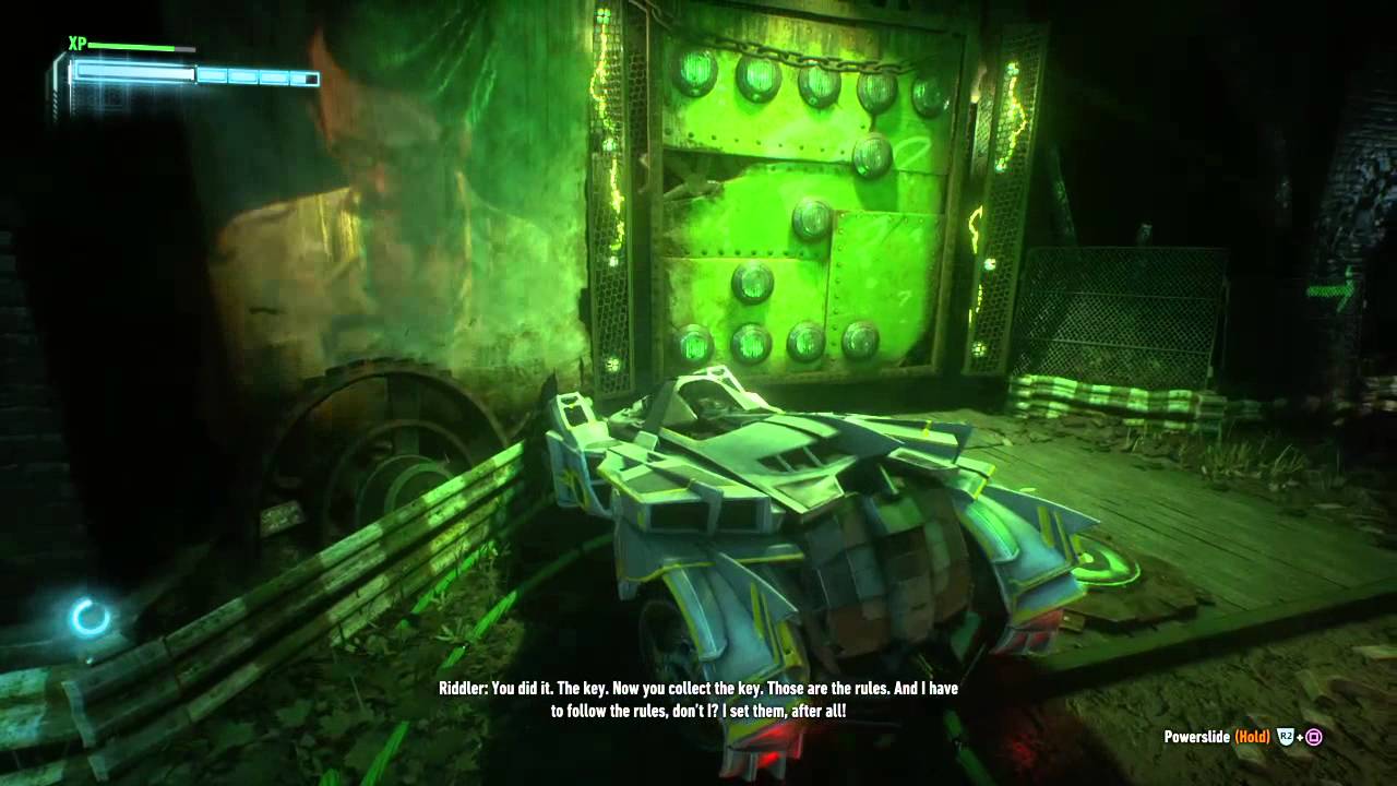 BATMAN™: ARKHAM KNIGHT Riddler Trial 9 Easy! - YouTube