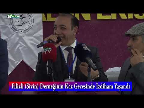 Filizli (Sivin) Derneğinin Kaz Gecesinde İzdiham Yaşandı.
