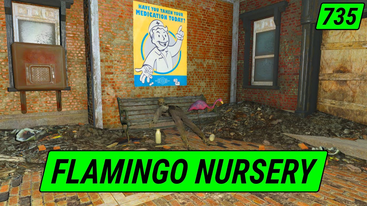 The Mysterious Flamingo Nursery | Fallout 4 Unmarked | Ep. 735 - YouTube