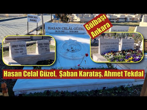Hasan Celal Güzel, Şaban Karataş, Ahmet Tekdal'ın mezarı (02.12.2021)