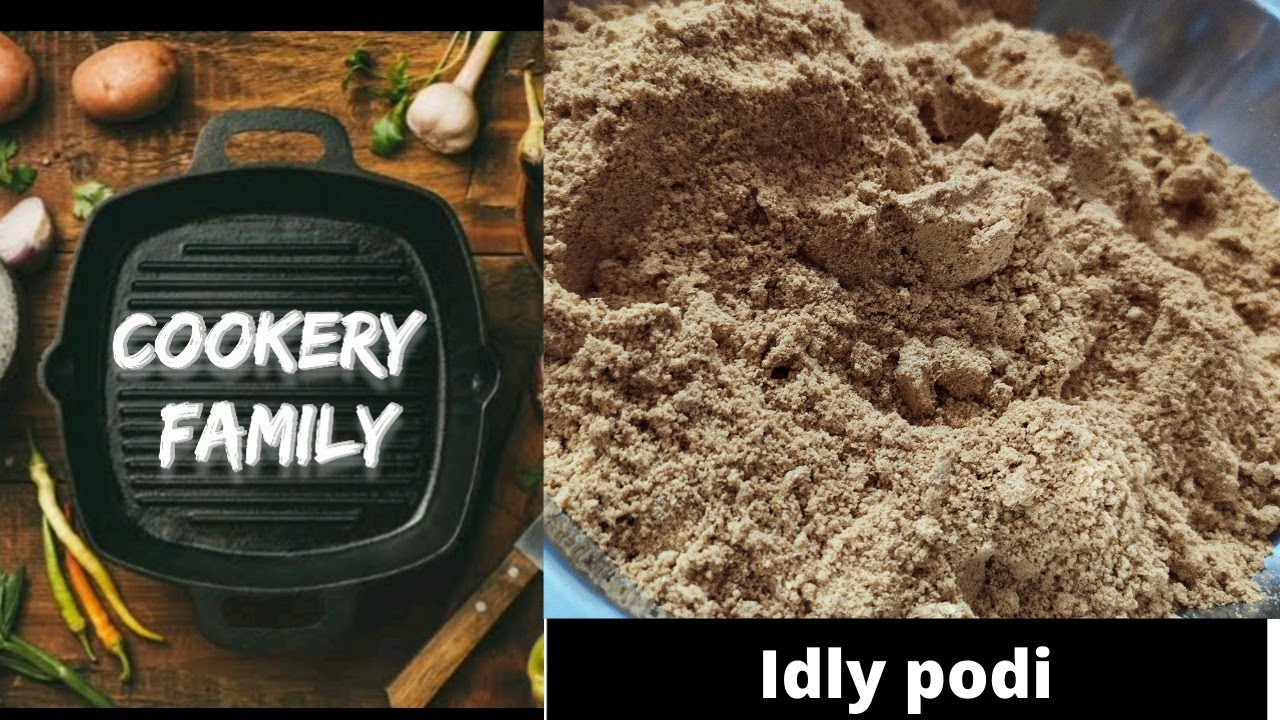 Idli podi recipe in Tamil /how to make idli podi in Tamil /idly powder ...