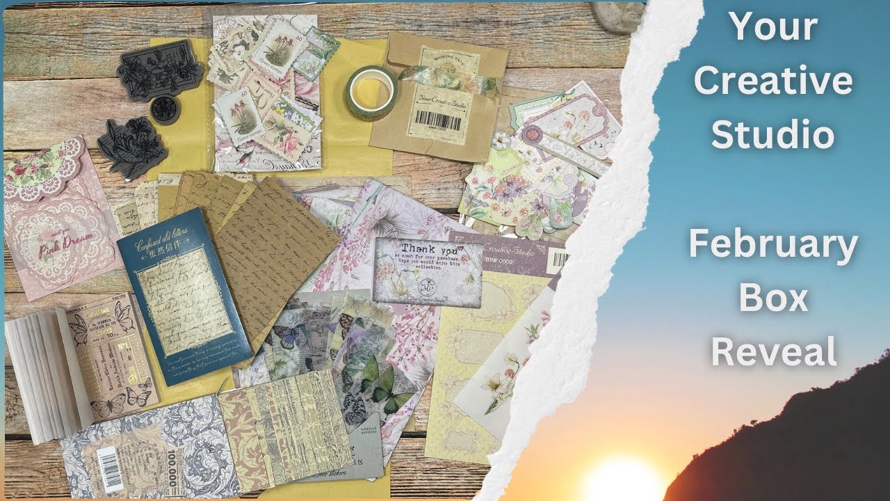 Your Creative Studio February Box Reveal - YouTube