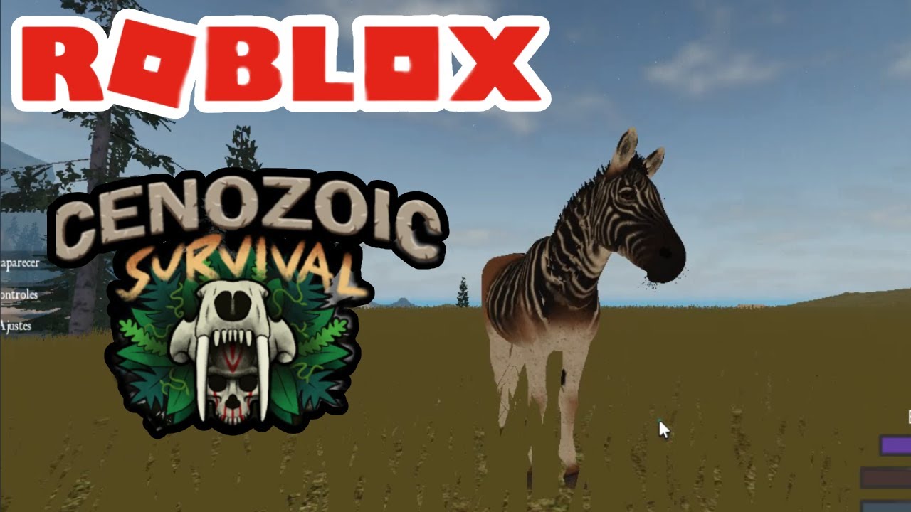 Cenozoic Survival siendo HERBIVORO | Quagga VS Kelenken ROBLOX - YouTube