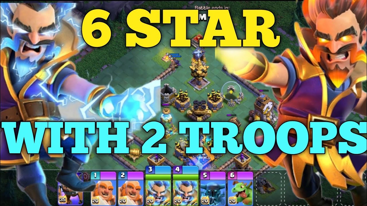 HOW TO MAKE 6 STAR WITH NEW ELECTROFIRE WIZARD AT BUILDER HALL 10 ...