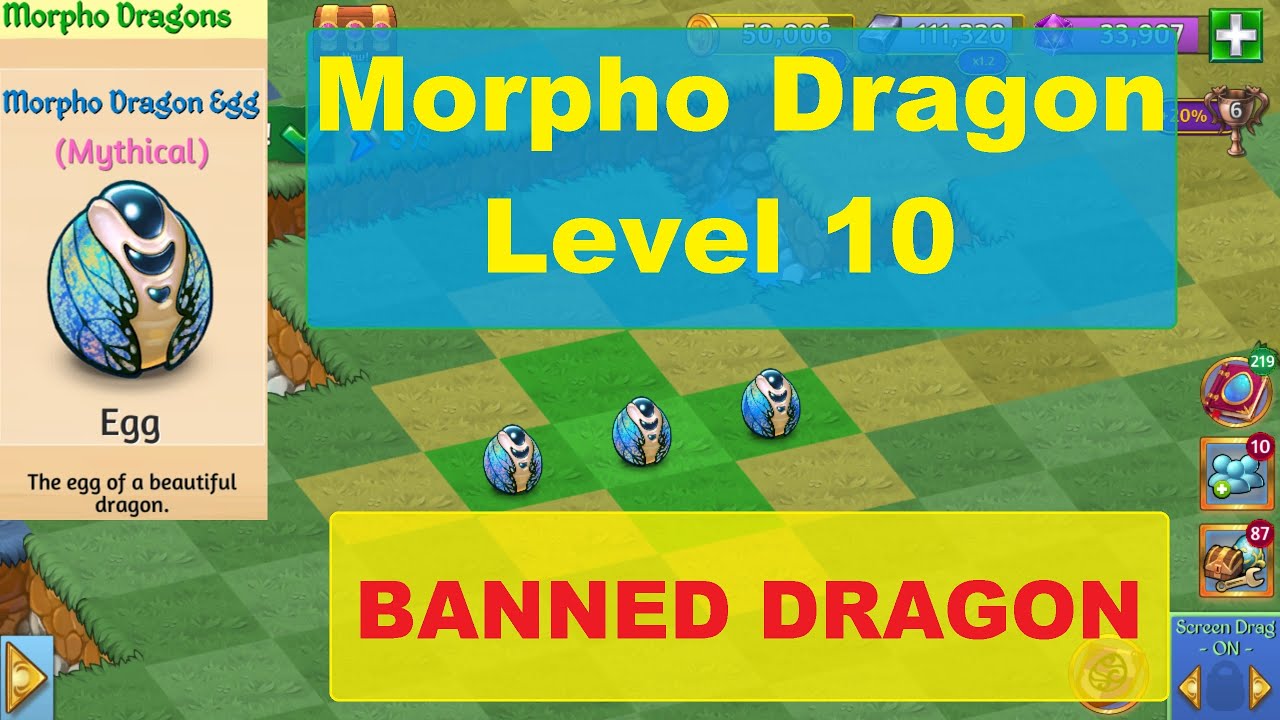 Merge Dragons! The - BANNED - Morpho Dragon Level 10! - YouTube