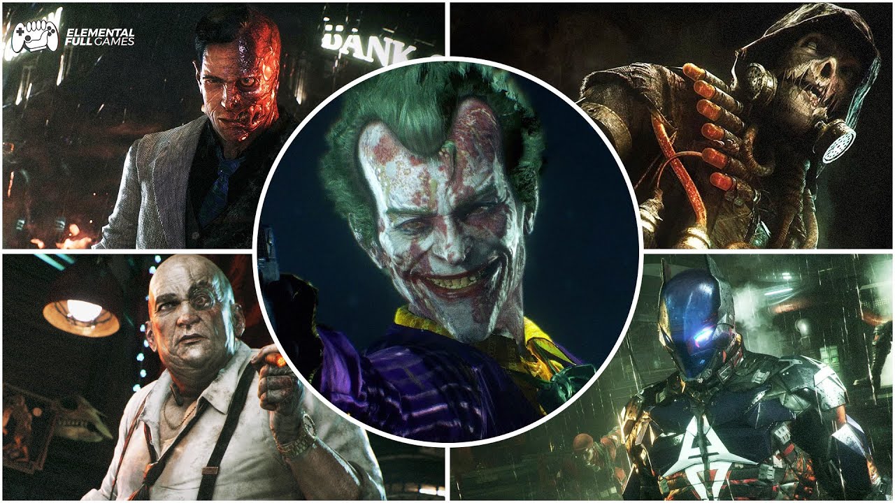 Batman Arkham Knight - All Boss Fights - Hard - Dublado - YouTube