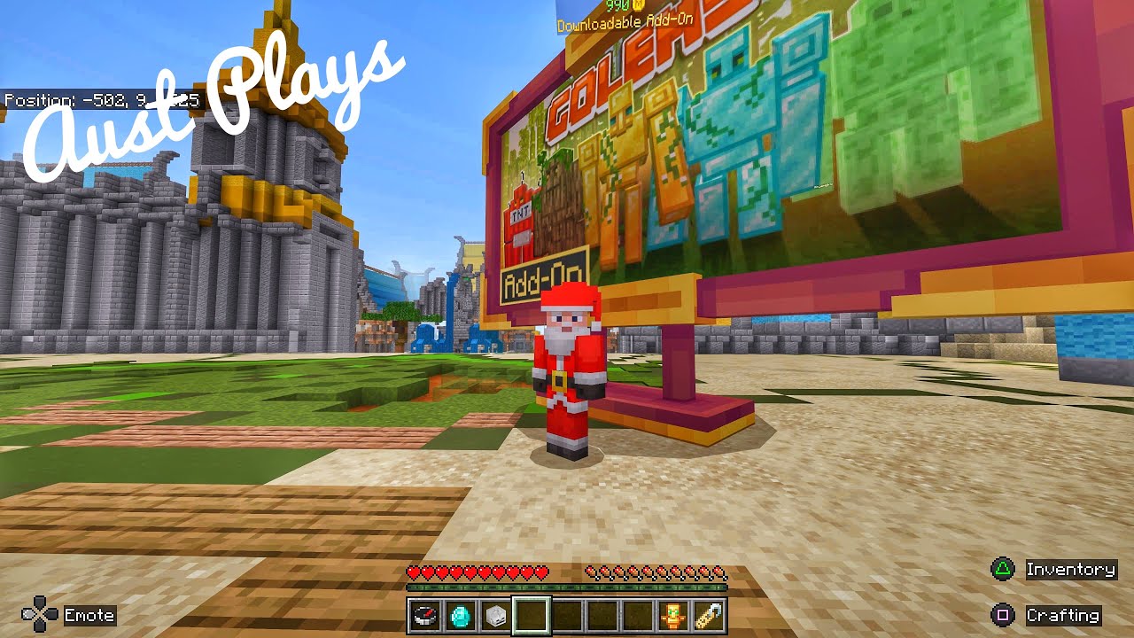 AUST PLAYS MINECRAFT - THE BRIDGE MINI GAME - YouTube