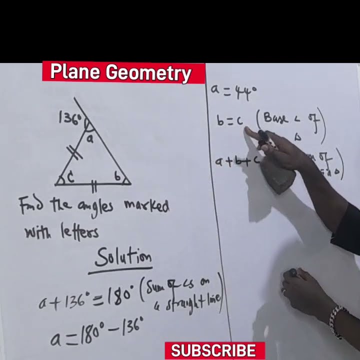Plane Geometry Made Easy I Algebra well explained - YouTube
