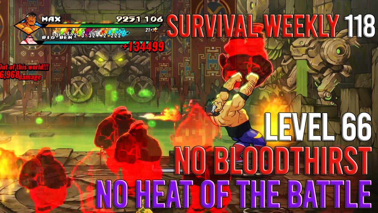 Streets Of Rage 4 - Max SOR4 Survival Weekly 118 V8 (Level 66) - YouTube