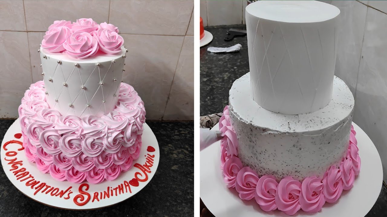 Two Step Anniversary Cake Recipe |Perfect Two Step Wedding Anniversary ...