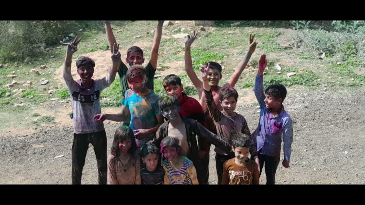 happy 😊 holi to all of you we play holi with keechad - YouTube