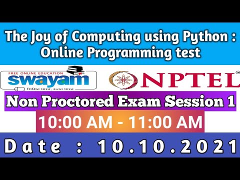 Online Programming test of JOY OF COMPUTING using python : Coding ...