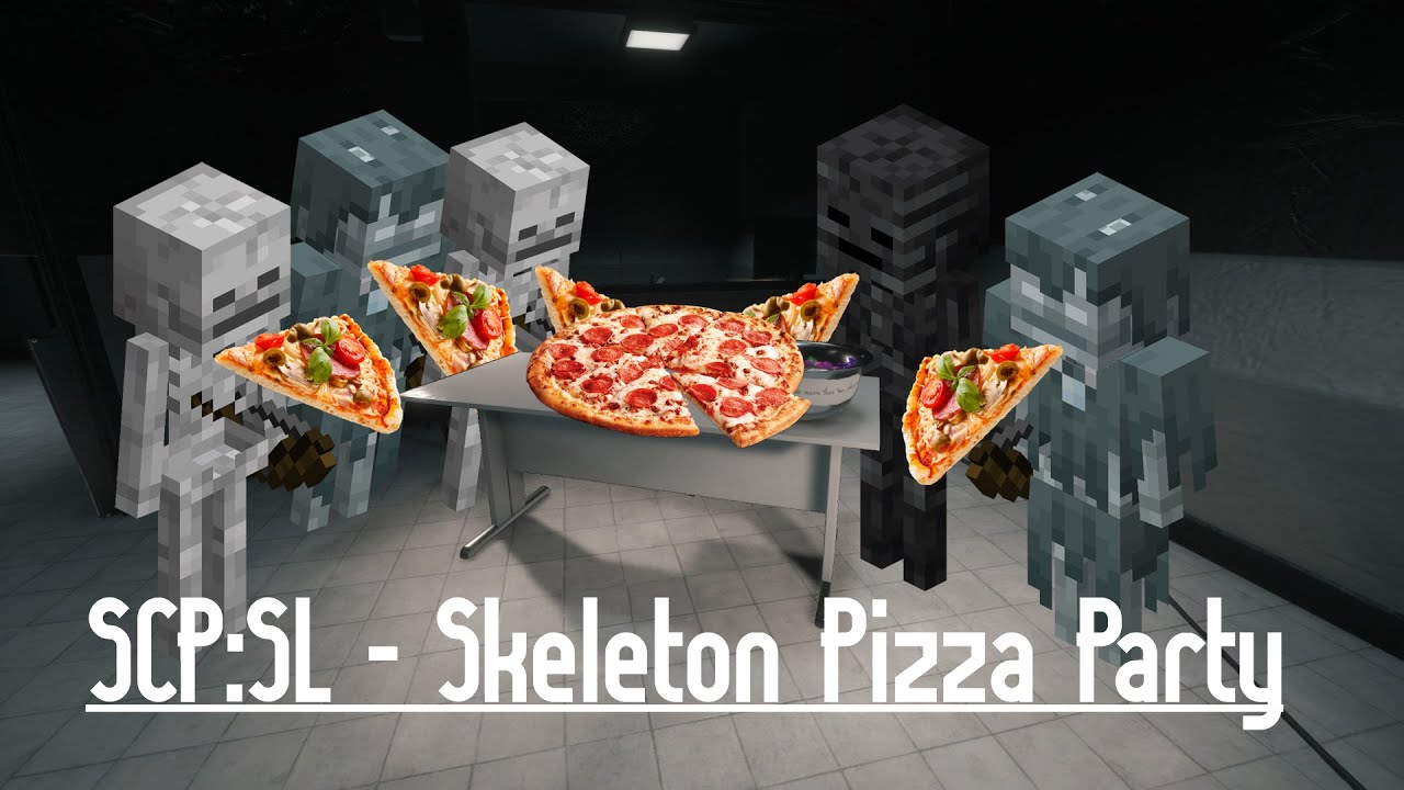 SKELETON PIZZA PARTY [SCP: Secret Laboratory] - YouTube