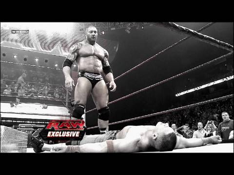Raw Exclusive: Batista attacks John Cena