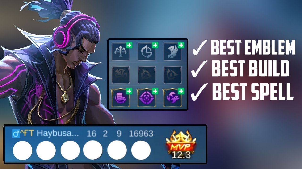 Brody best build and emblem set 2021 | top global Brody | mlbb - YouTube