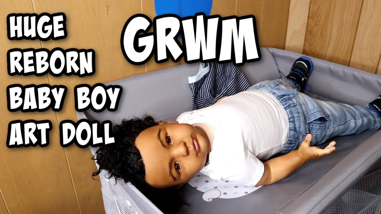 Reborn baby boy GRWM morning routine - YouTube