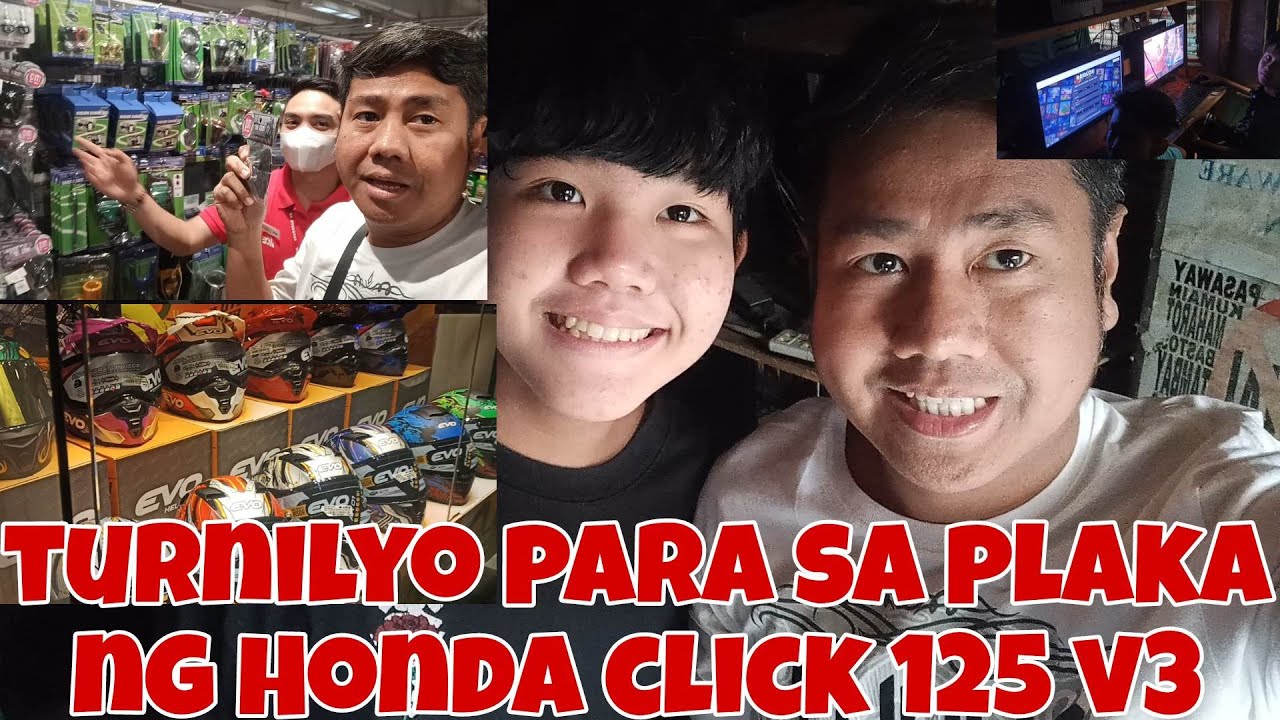 DUMATING NA PLAKA + BUMILI TURNILYO PARA MAILAGAY PLAKA HONDA CLICK 125 ...