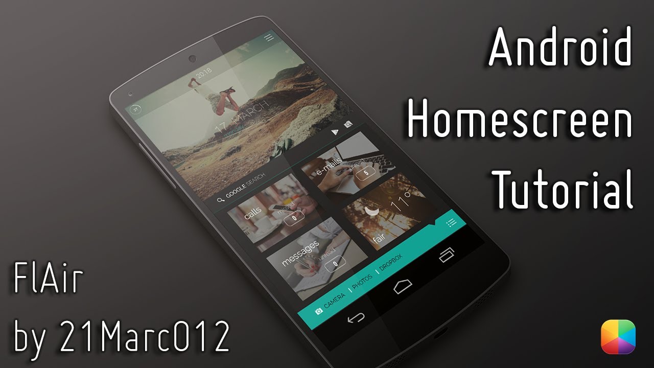 FlAir - Android Homescreen Tutorial - YouTube