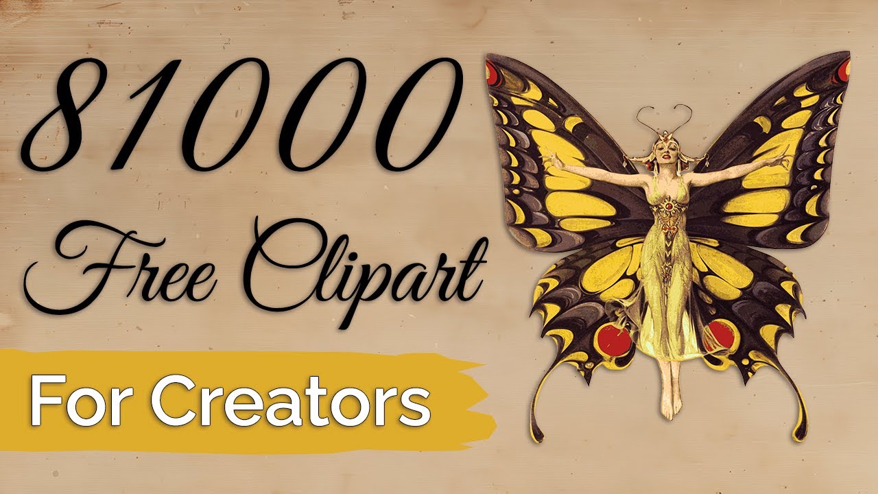 81000 Free Clipart Graphics - Public Domain Illustrations - YouTube