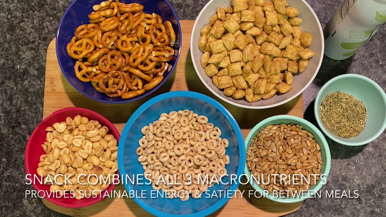 Recipe Demo for DIY Seasoned Snack Mix - YouTube