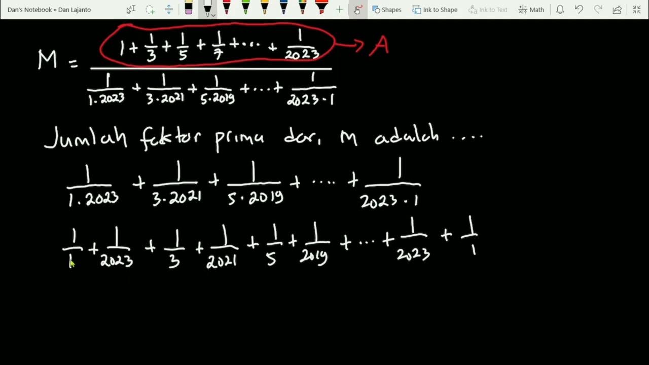 Soal 2 Pembahasan OSK MTK SMP 2023 - YouTube