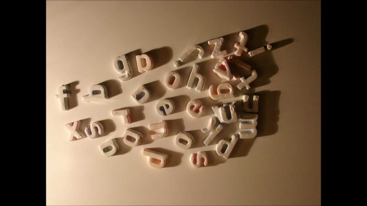 How to Make Shadow-Shadow of Alphabet - YouTube