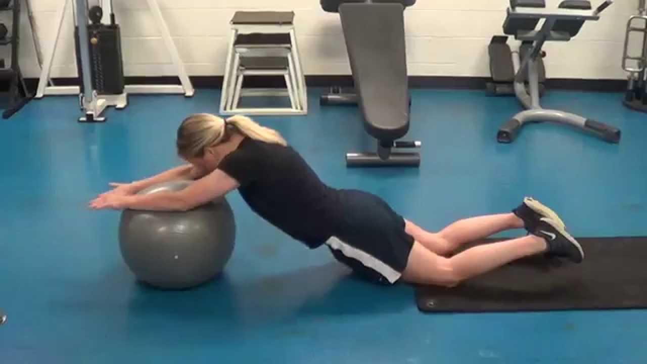 Webster Strength - Stability Ball Roll Outs - YouTube