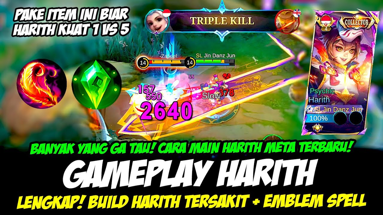 GAMEPLAY HARITH COLLECTOR TUTORIAL COMBO HARITH FAST HAND BUILD HARITH ...