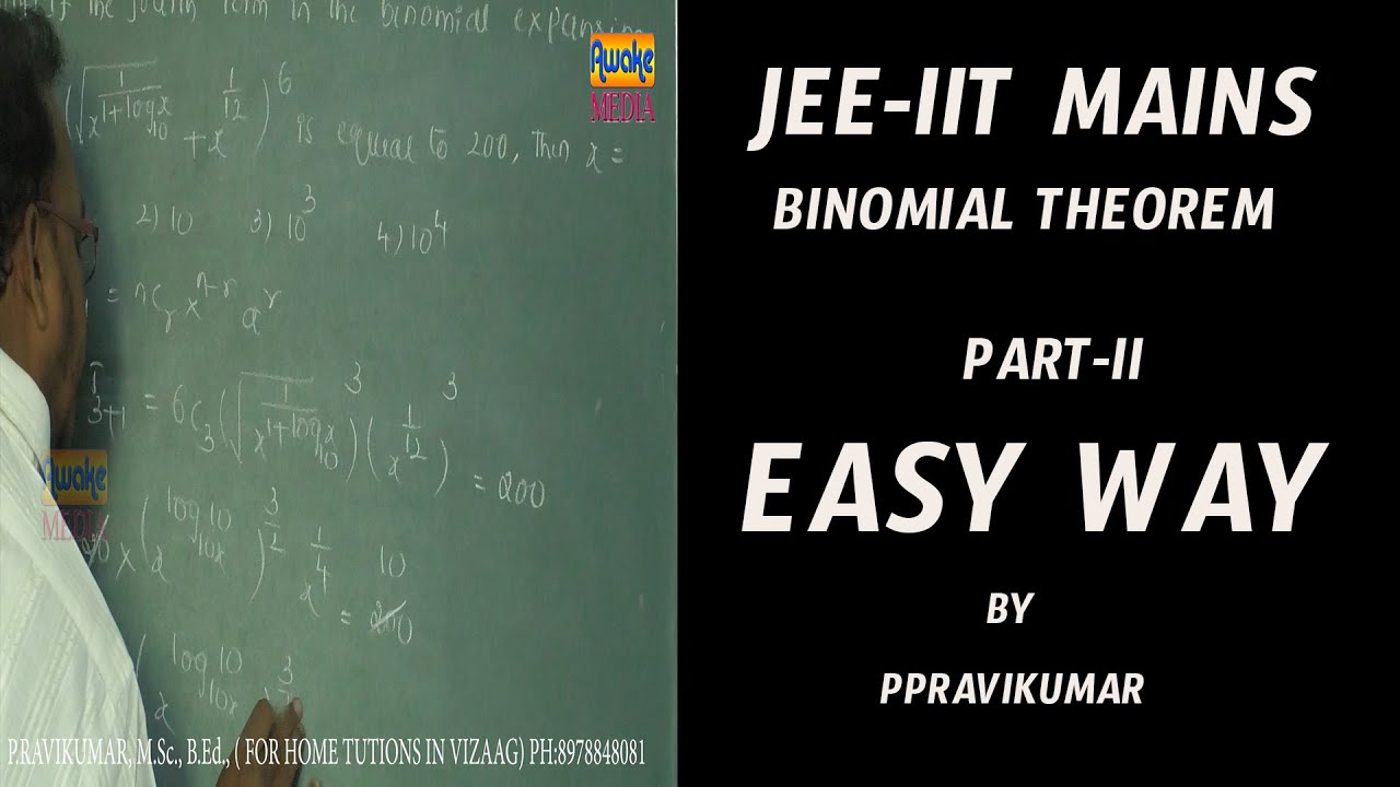 JEE MAINS BINOMIAL THEOREM PART 2 YouTube jee-mains-binomial-theorem-part-2-youtube