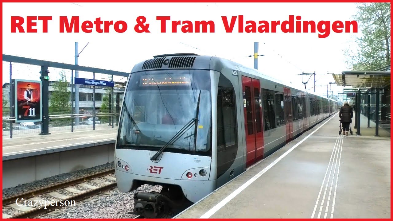 RET Rotterdam Metro en Tram Vlaardingen | Hoekse Lijn in 2023 - YouTube