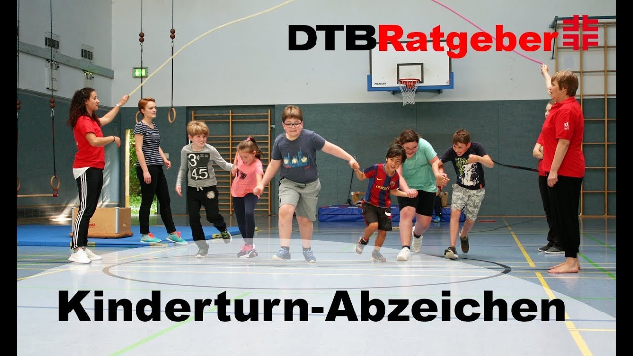 DTB-Ratgeber: Praxisbeispiele für das Kinderturn-Abzeichen - YouTube