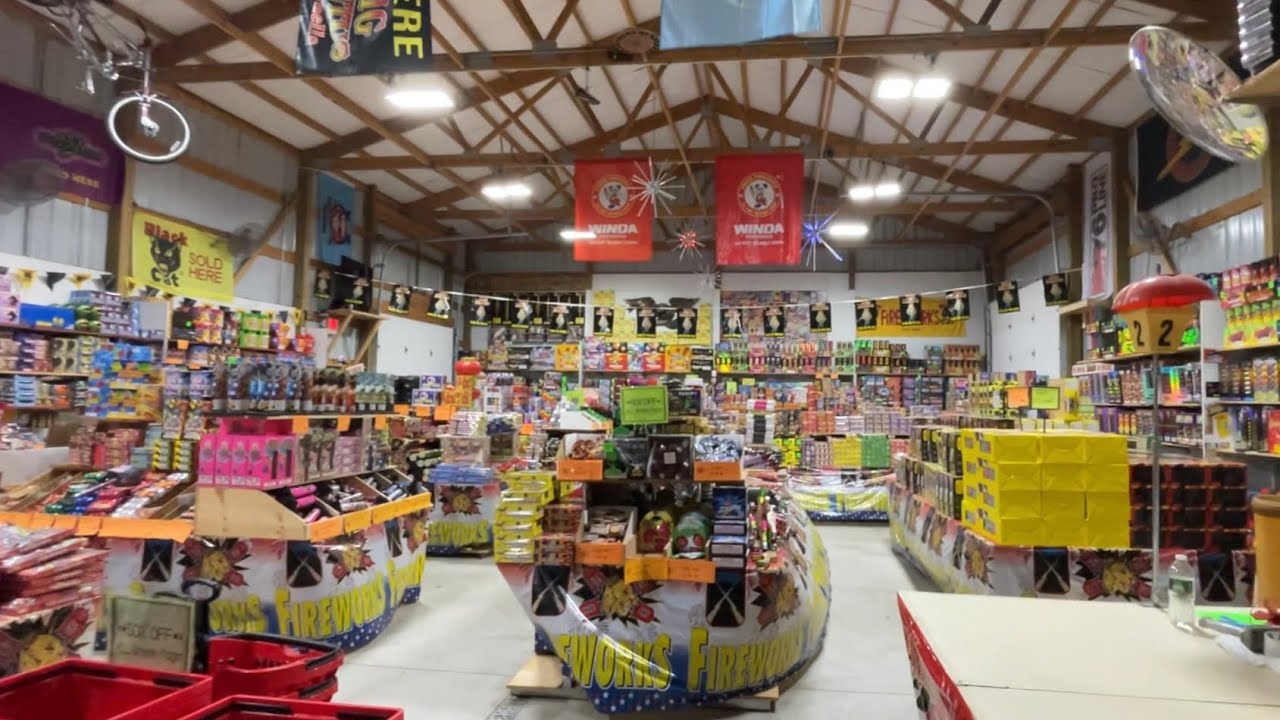 The Most UNIQUE Firework Store Tour in Friend, Nebraska 2024! - YouTube