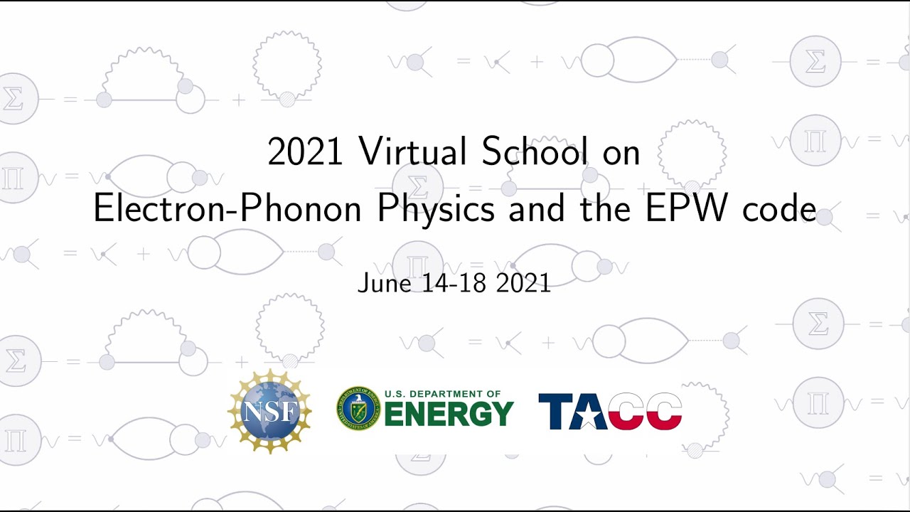 Intro to the EPW code and recent developments - Hyungjun Lee - YouTube