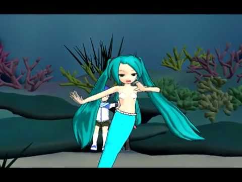 [MMD] Chibi Mermaid Miku ~ Renai Circulation