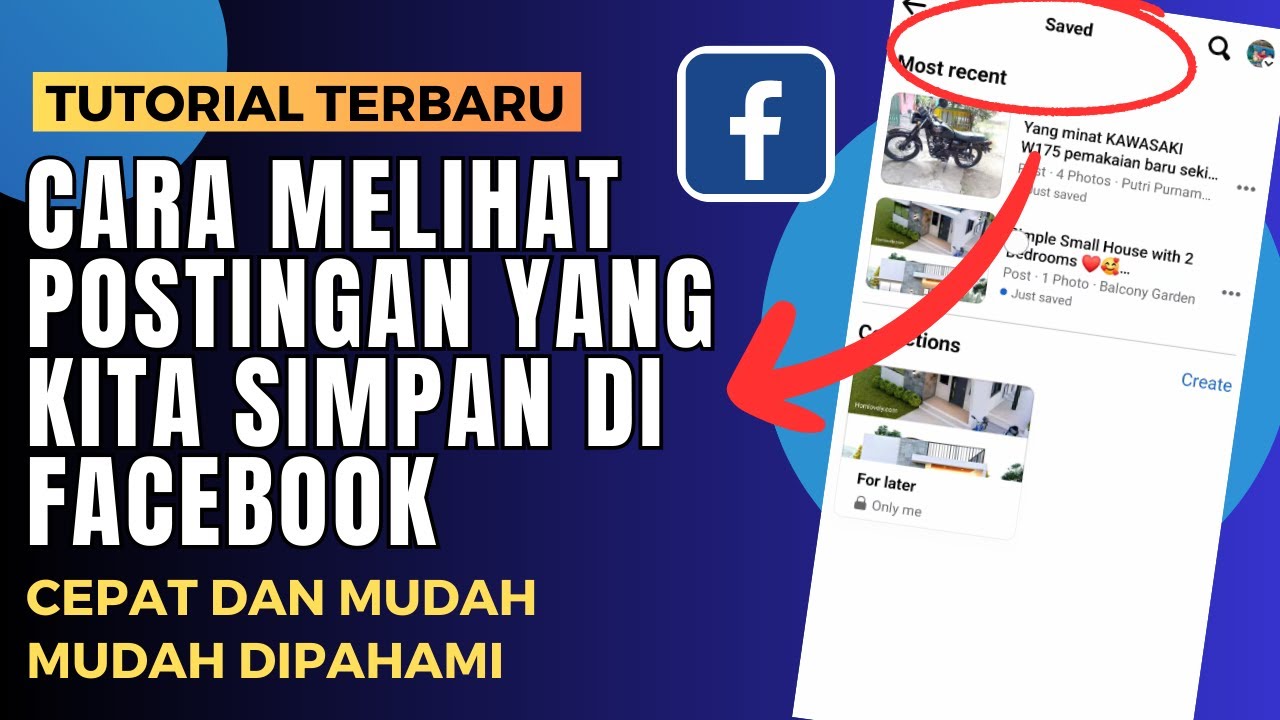 Cara Melihat Postingan Yang Kita Simpan Di Facebook 2023 - YouTube