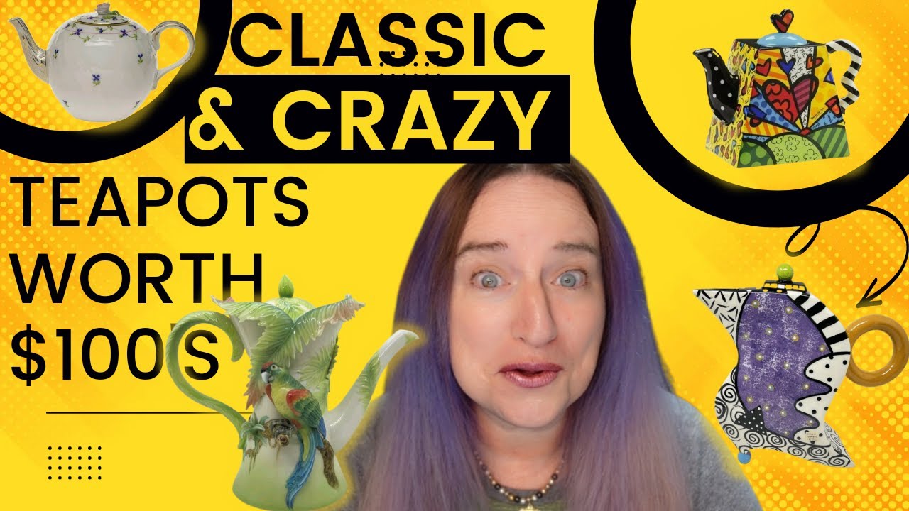 Crazy and Classic Teapots That Sell For HUNDREDS Online High Dollar ...